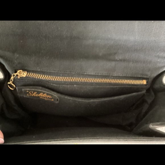 Sheldon Original | Bags | Vintage Sheldon Original Purse Grey Leather ...